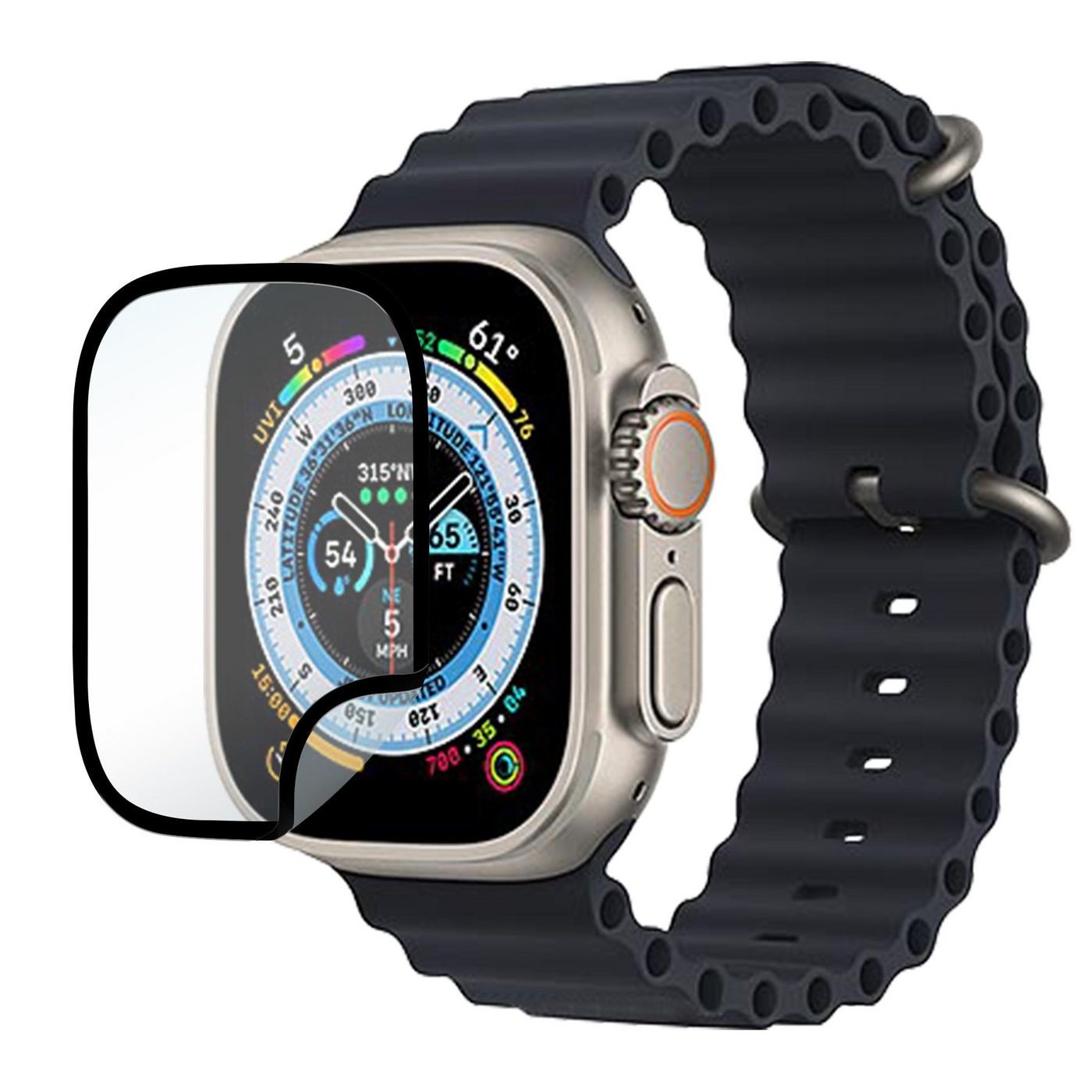 Гъвкав хибриден стъклен протектор за Apple Watch - eMAG.bg