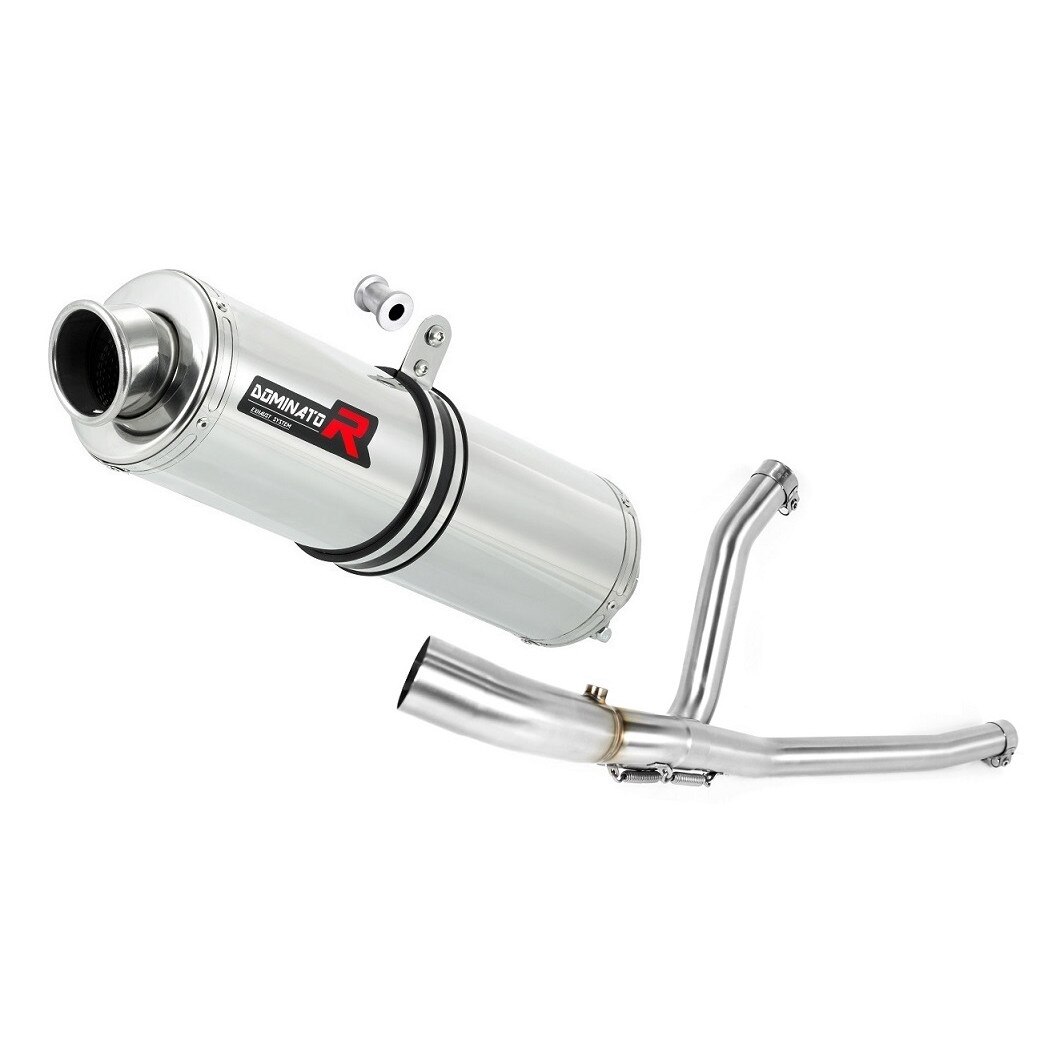 Toba de esapament, Dominator, Inox, Suzuki DL 650 V-STROM, Argintiu ...
