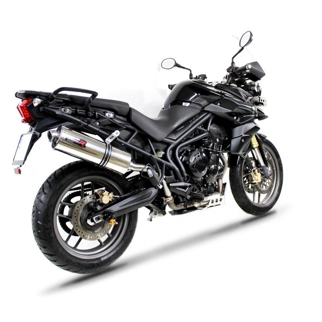 Барабан, Dominator, неръждаема стомана, Triumph Tiger 800 XC XR XRX XCX XRT XCA, сребрист/черен ...