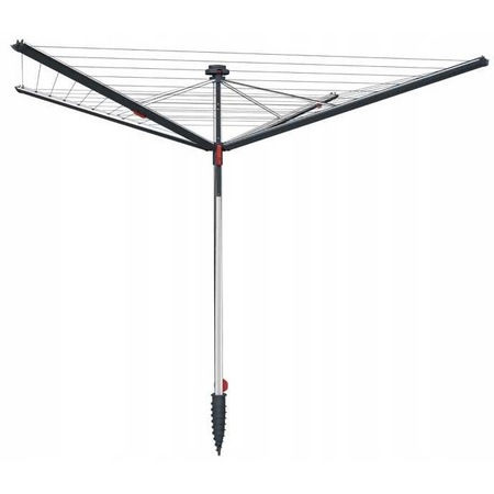 Uscator rufe exterior, Vileda, Inox, 1.68-1.82 m, Negru/Argintiu - eMAG.ro