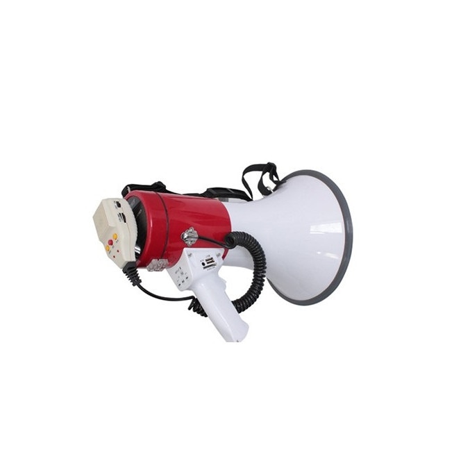 Megafon Portavoce 50W cu inregistrare, USB, Acumulator Inclus - eMAG.ro