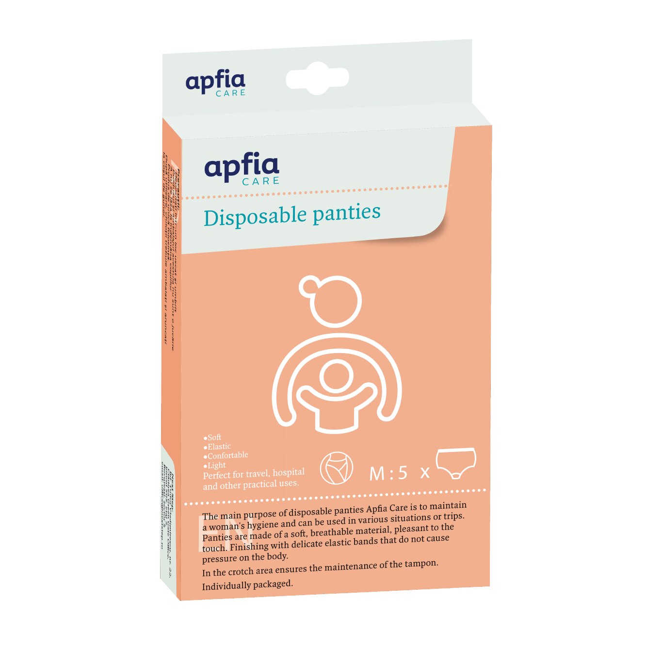 Chiloti de unica folosinta x 5 buc Apfia Care - eMAG.ro