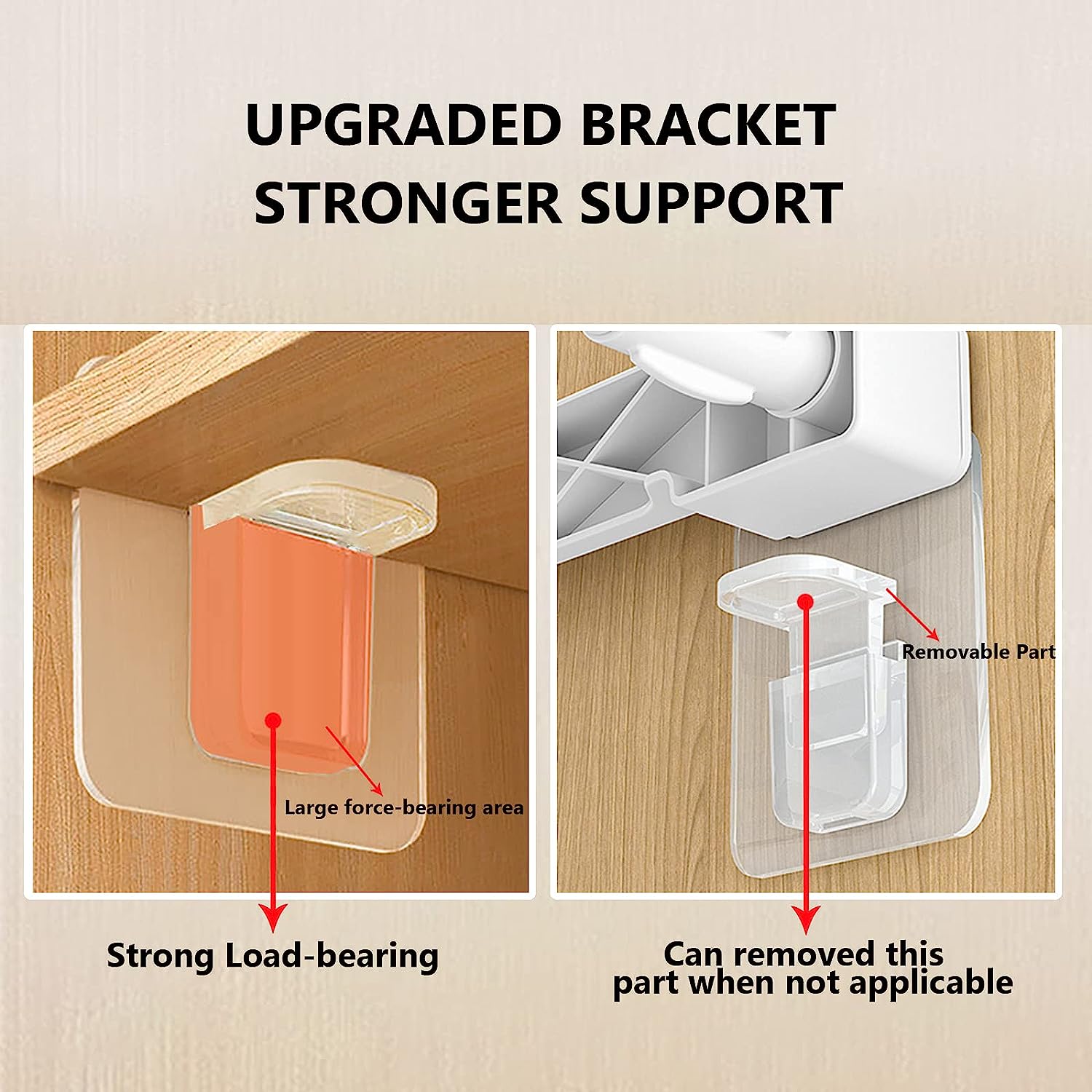 Set 12 suporturi rafturi, Plastic, Transparent - eMAG.ro