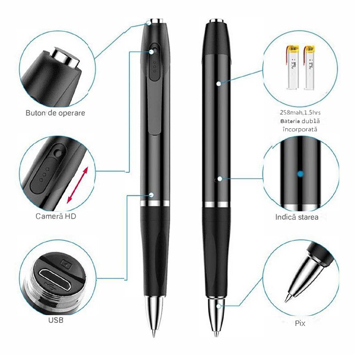 Pix cu camera ascunsa pentru spionaj, conferinte, securitate, cu ...