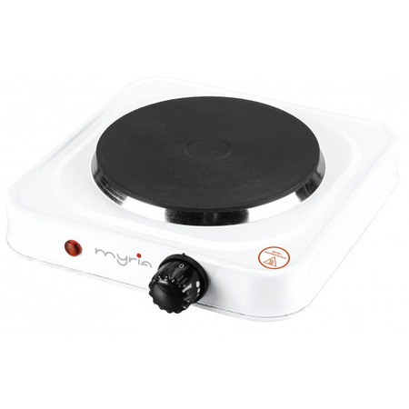 Plita electrica MYRIA THE-622, 1 arzator, 1500W, alb - eMAG.ro