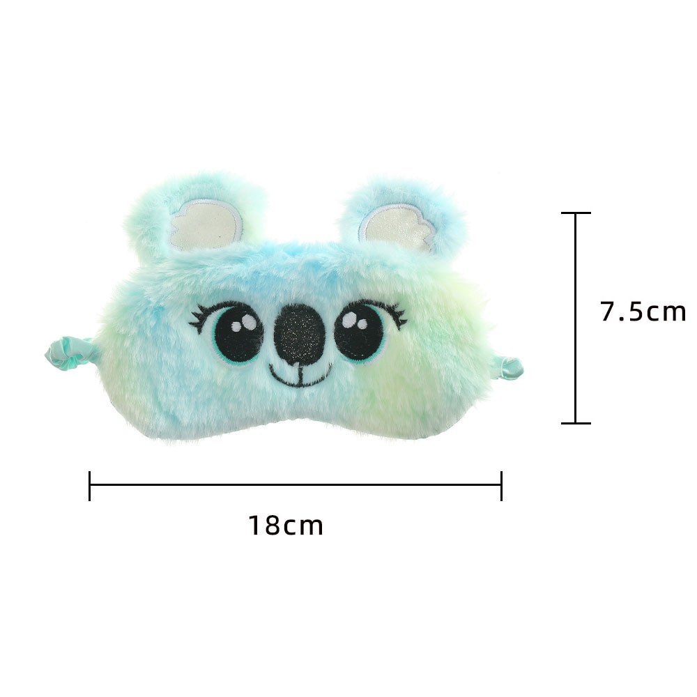 Masca somn copii, Plus, 7.5 x 18 cm, Verde - eMAG.ro