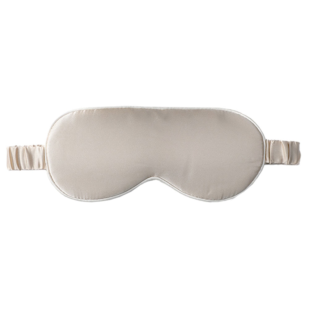 Masca 2 fete somn, Matase, 21 x 9 cm, Auriu - eMAG.ro