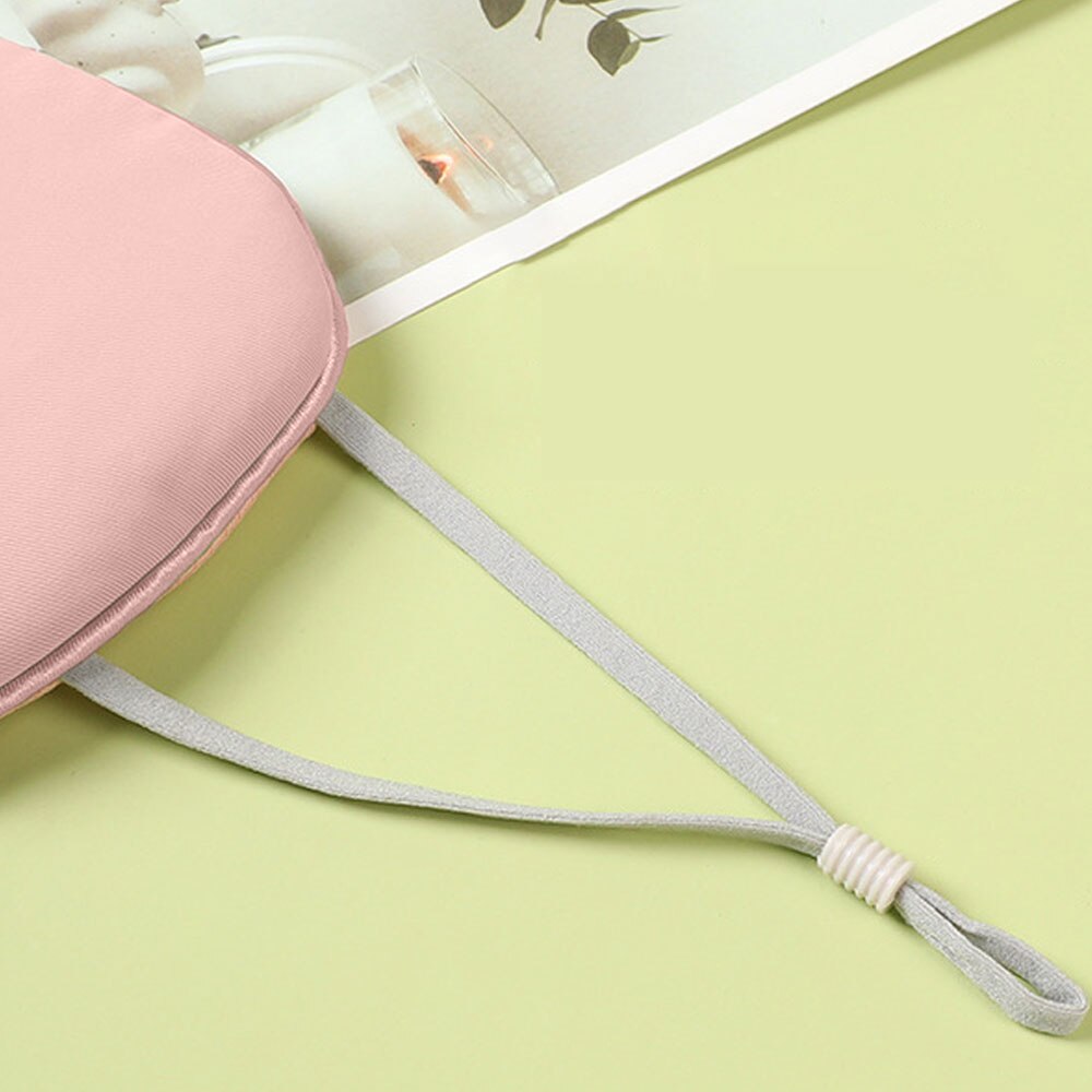 Masca 2 fete ochi, Matase, 20 x 10 cm, Verde/Roz - eMAG.ro