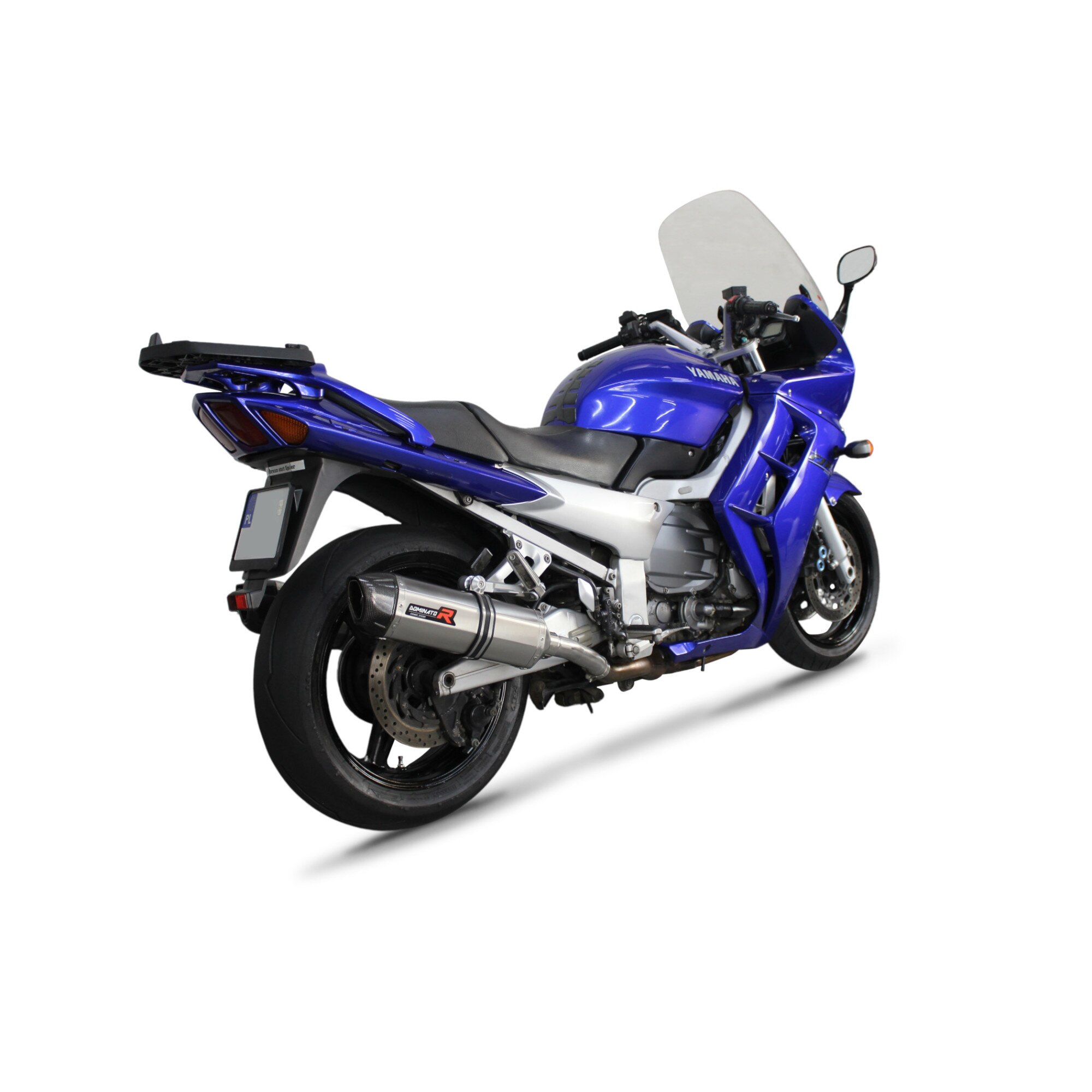Изпускателен барабан, Dominator, Inox, Yamaha FJR1300, Silver/Black ...