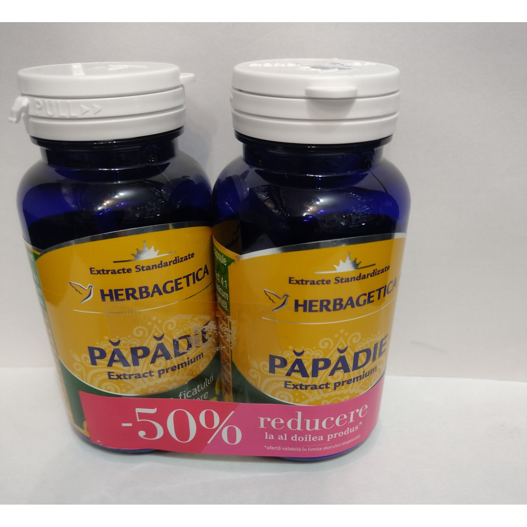 Supliment alimentar Papadie, Herbagetica, Extract premium, 60+60 ...