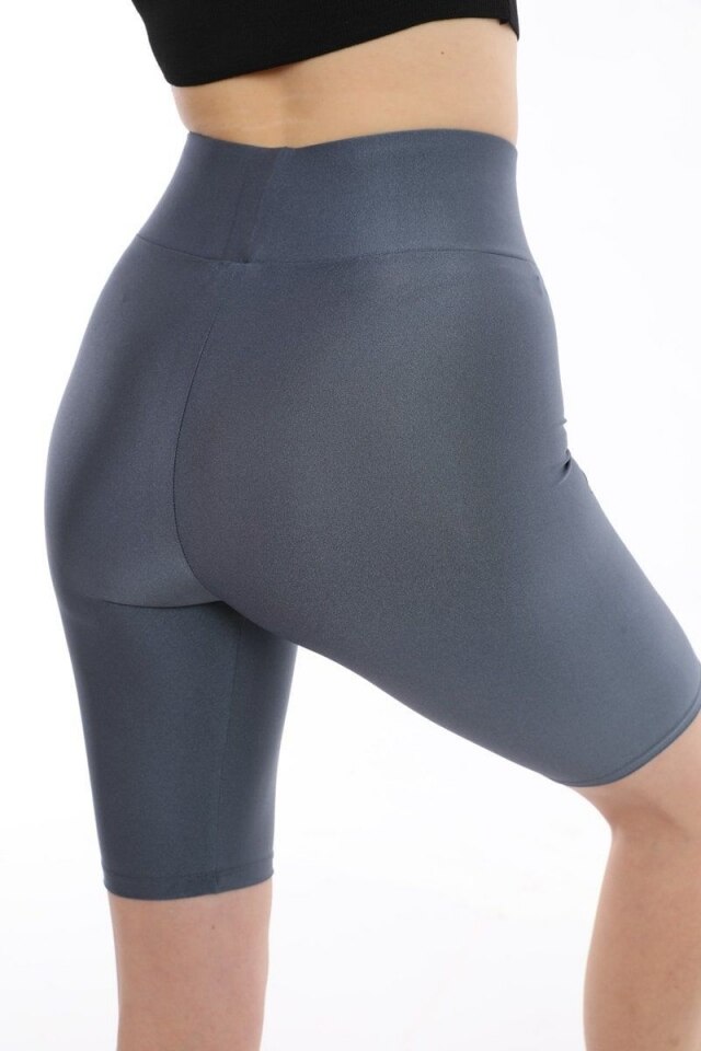 Colanti scurti dama, Prenses, Bumbac, Gri, L INTL - eMAG.ro