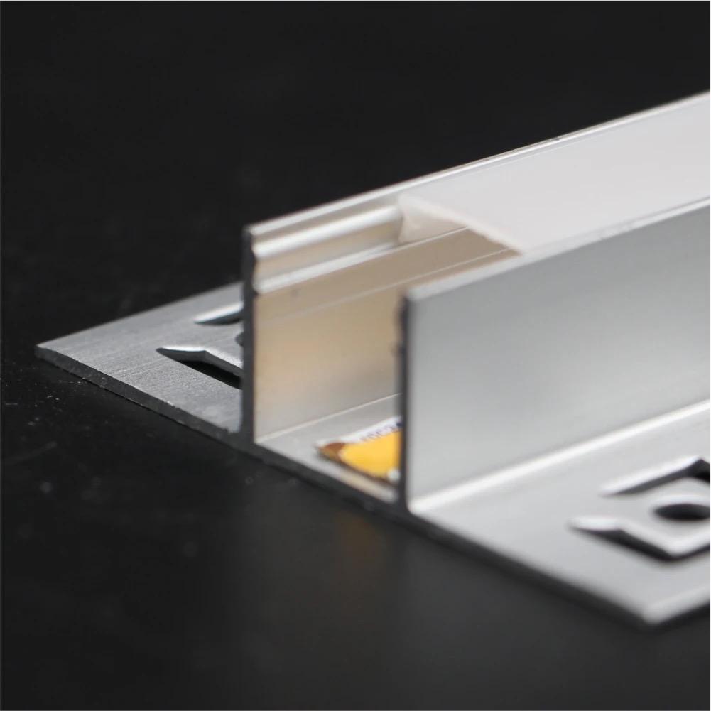 Profil LED Incastrat, Sub Tencuiala, Lungime 2m, Aluminiu - eMAG.ro