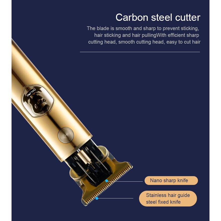 Masina de barbierit profesionala, reincarcabila, fara fir, cu afisaj ...