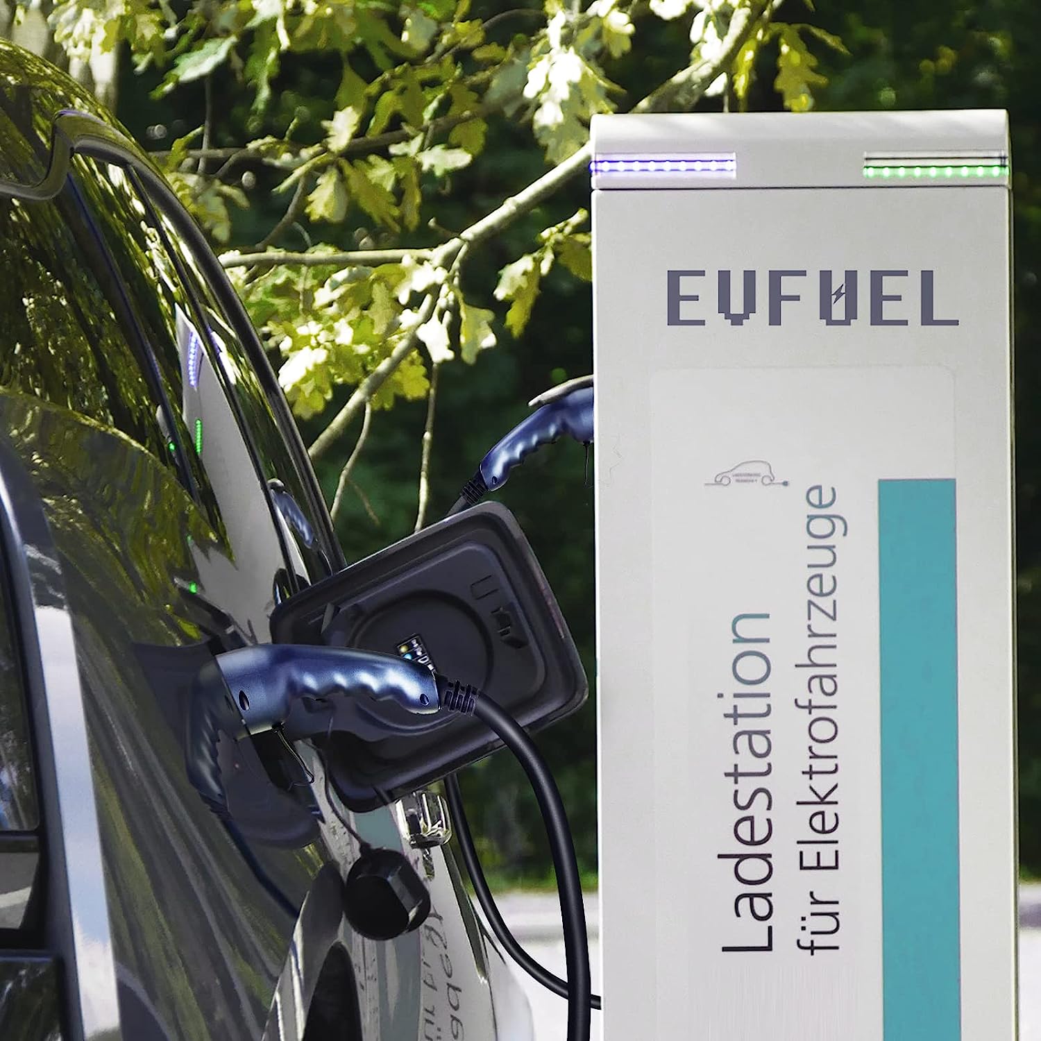 EV PHEV autós töltőkábel elektromos autókhoz, Type 2, 32A, 7,2 kW, 5 ...