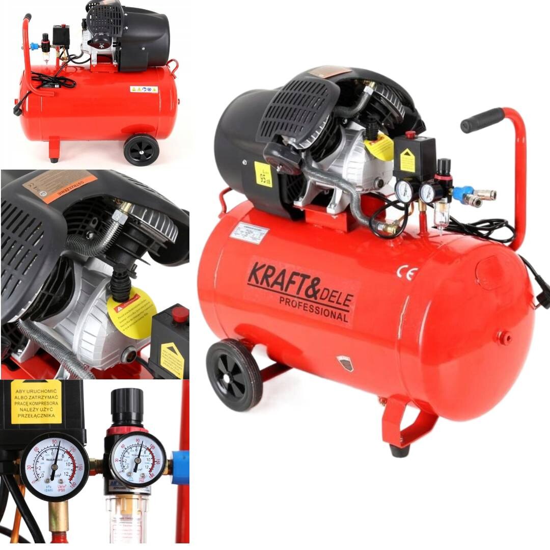 Compresor aer comprimat 100L 4CP 530 L min 8 bar + dezumidificator (KD1483) - eMAG.ro