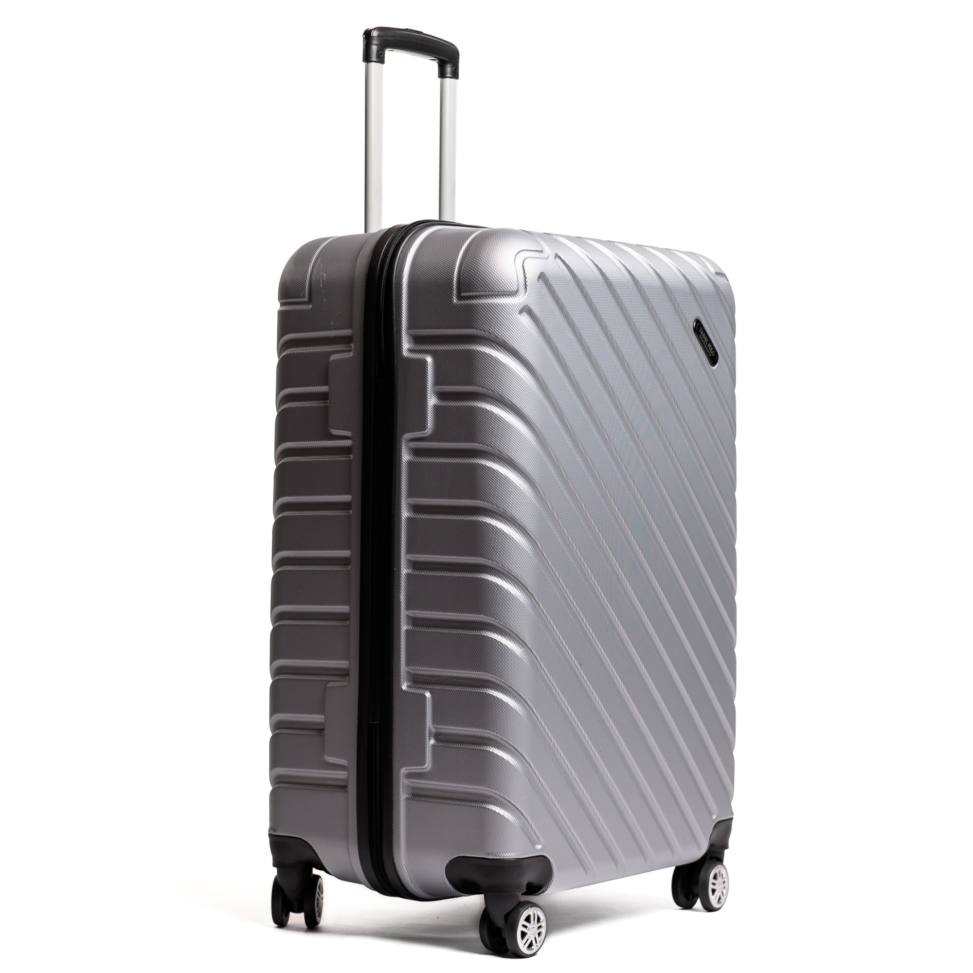 Set Trolere, TRAVEL POLO, ABS, A1001, Gri, 3 piese S-M-L - eMAG.ro