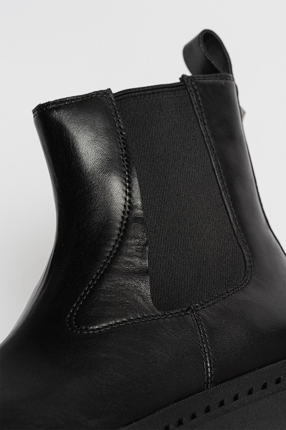 ASH, Ghete Chelsea de piele Genesis, Negru, 35 - eMAG.ro