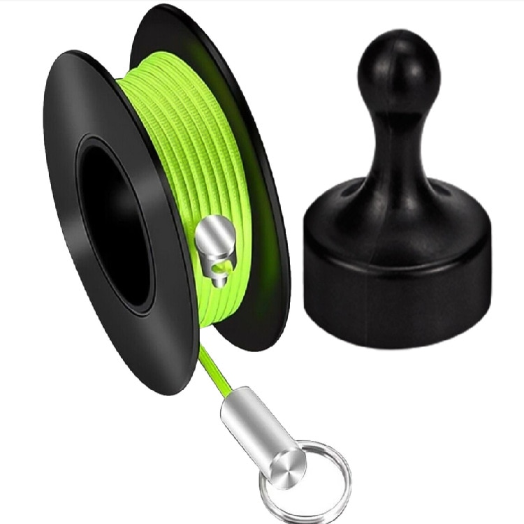 Extractor de cablu magnetic, Polipropilena, 10mm, Verde/Negru - eMAG.ro