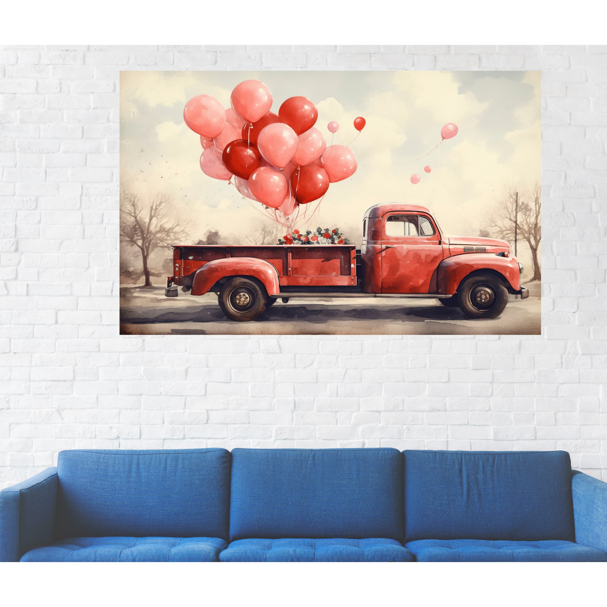 Vászonfestmény Piros autó 70/110 cm - eMAG.hu