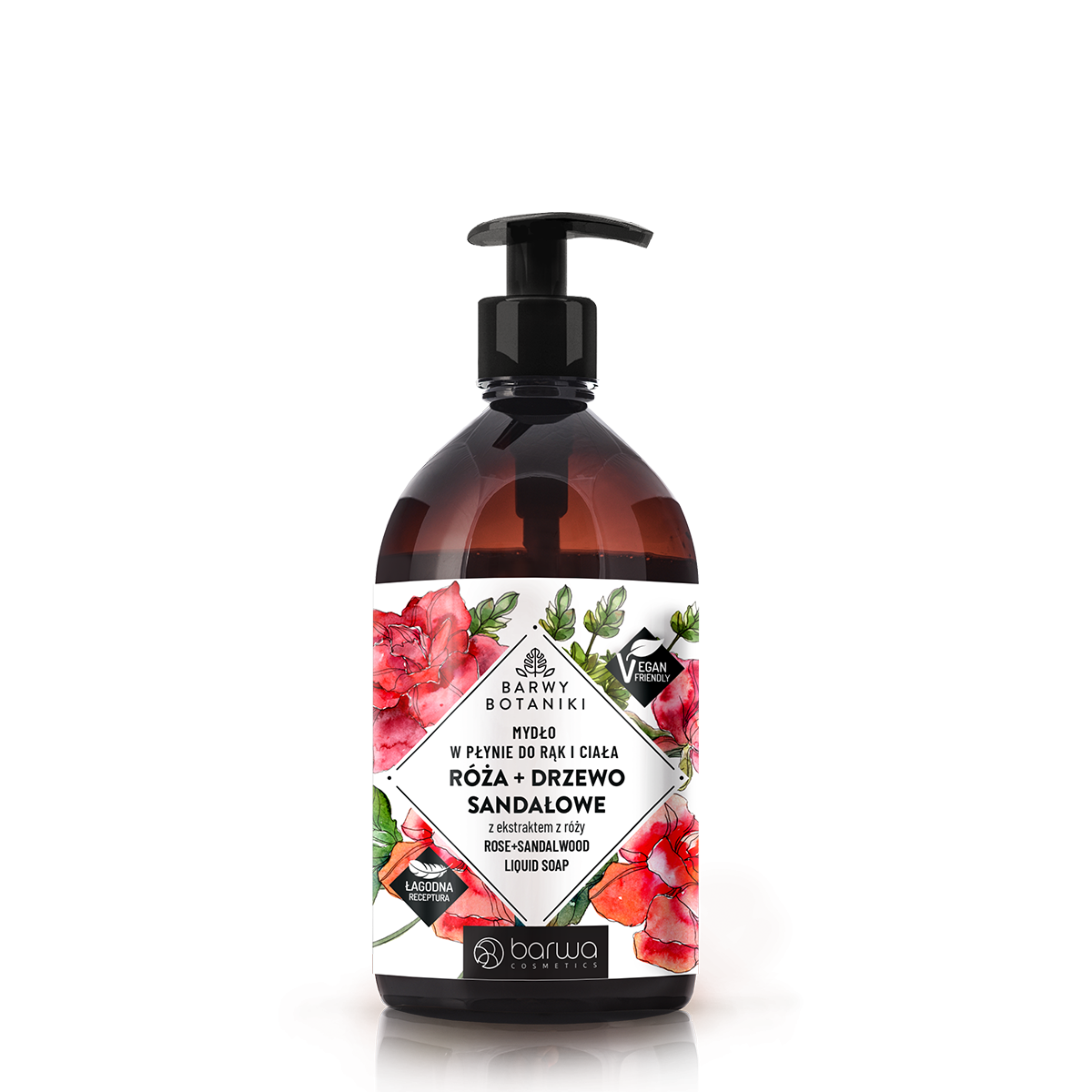 Sapun lichid Barwa Botaniki cu Trandafir si Santal Barwa Cosmetics, 500 ...
