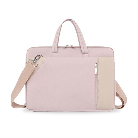 Geanta laptop, Poliuretan, 14 inch, Bej - eMAG.ro