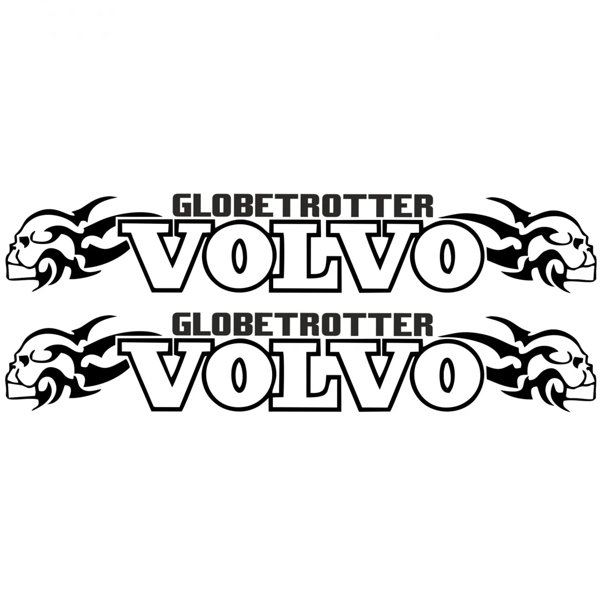 Stickere camion SET 2 STICKERE VOLVO GLOBETROTTER,30cm, rezistent la ...