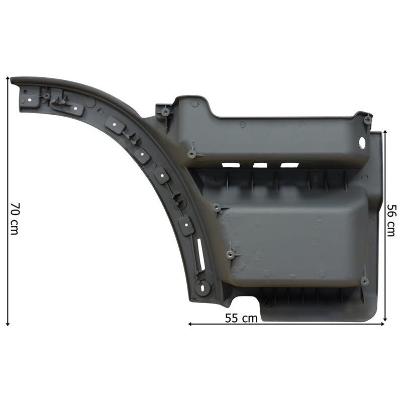 Trepte sus stanga Mercedes Actros II, Lamiro, Design SMC, Gri - eMAG.ro