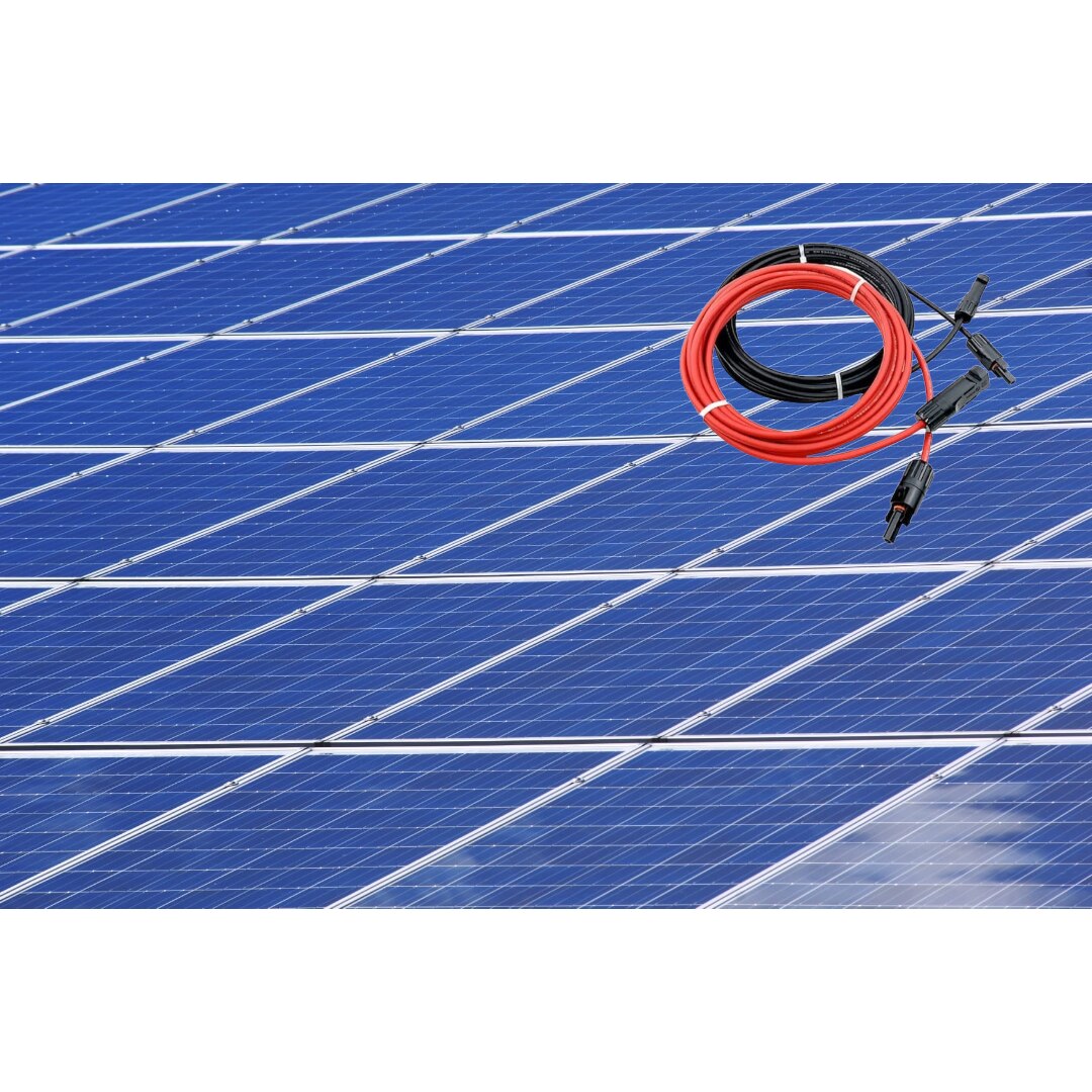 Cablu solar, fotovoltaic,4mm, cu protectie UV, set rosu si negru,2x5m ...