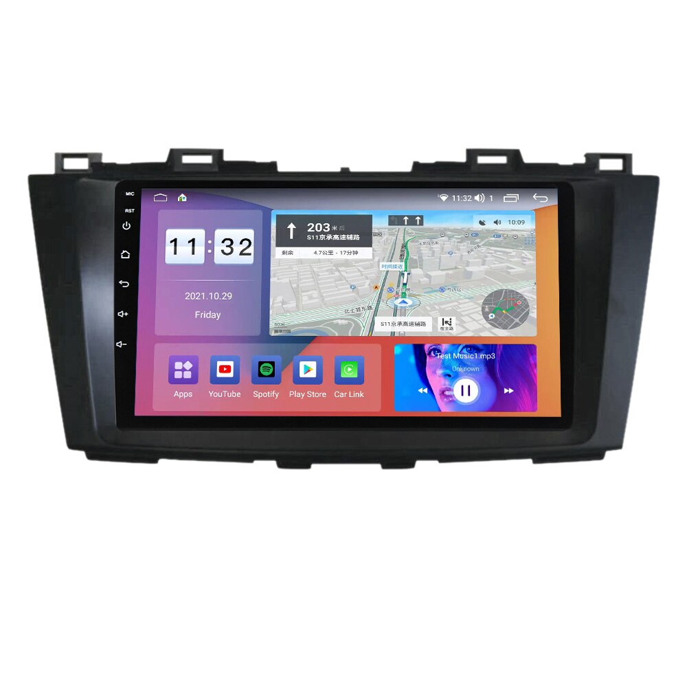Навигация Mazda 5 от 2010-2017, NAVIGPS, Android 13, Wireless Carplay и ...