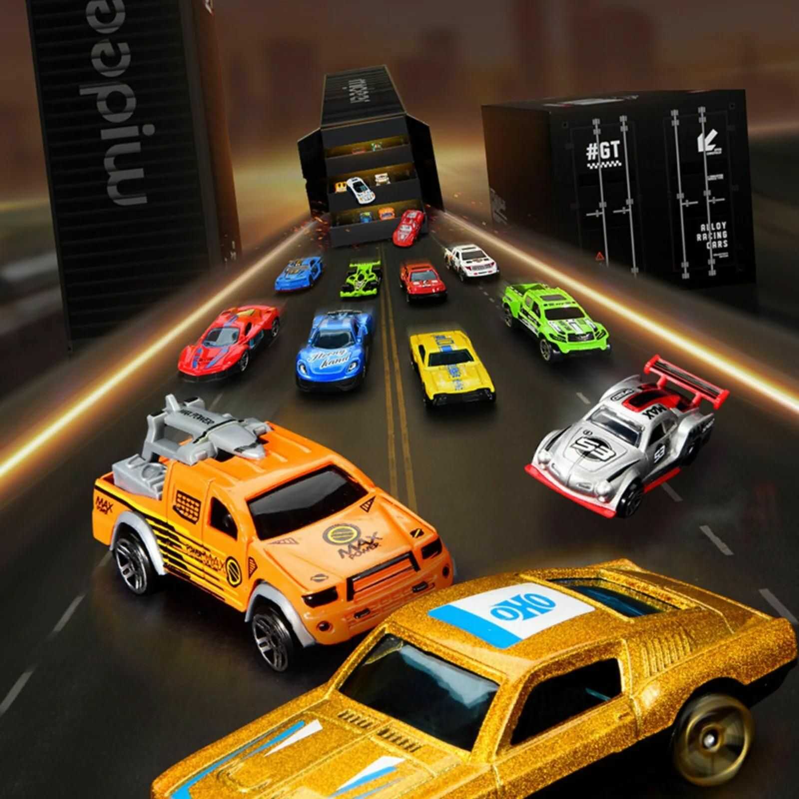 Set 100 de masinute metalice, editie de colectie, Mideer, 1:64, zinc ...