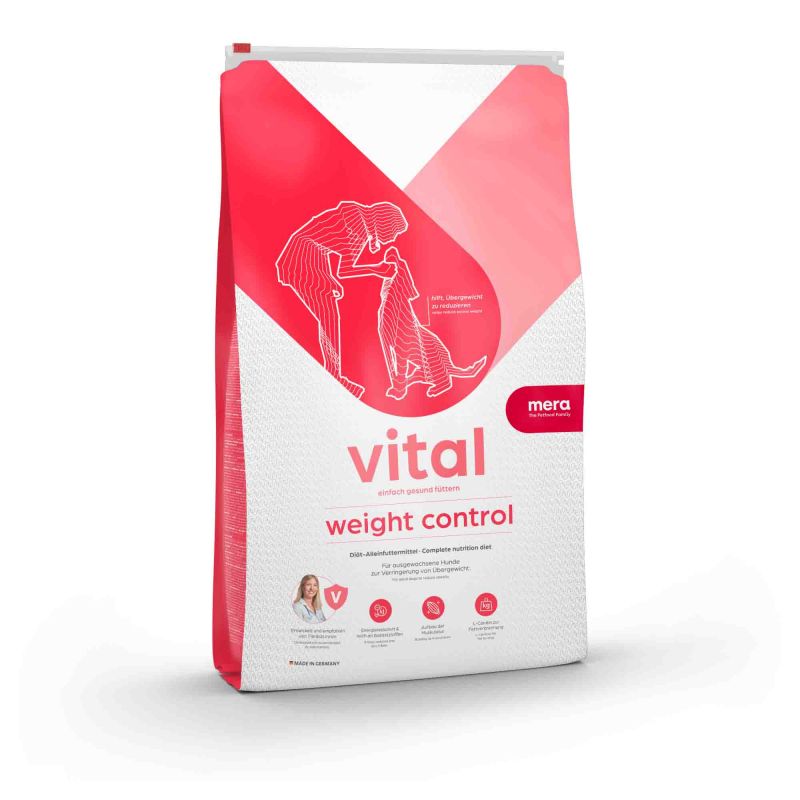 Hrana dietetica pentru caini Mera Vital, Weight Control, 10 Kg - eMAG.ro