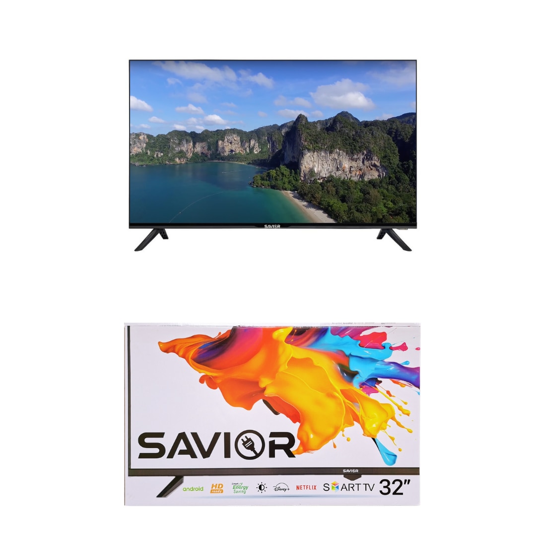 Televizor smart SAVIOR SMART SAV-T32S/11, Android 12, LED, 81 cm HD, 32 ...