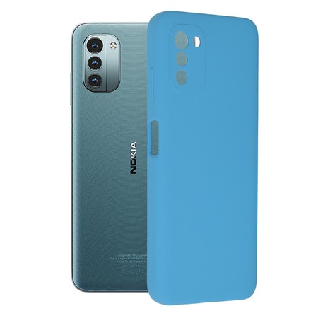 Кейс за Nokia G11 / G21, Techsuit Soft Edge Silicone, Denim Blue - eMAG.bg