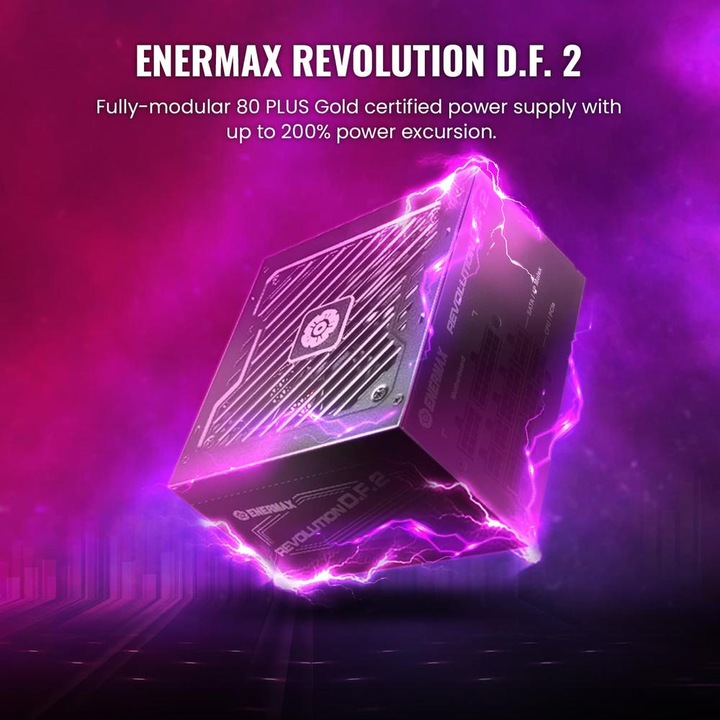 Sursa, Enermax Revolution D.F. 2, 850W, 80Plus Gold, full-modulara ...