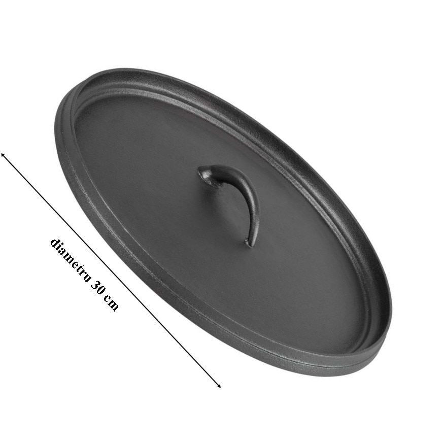 Capac din fonta pentru ceaun 7.22l, diametru 30 cm - eMAG.ro