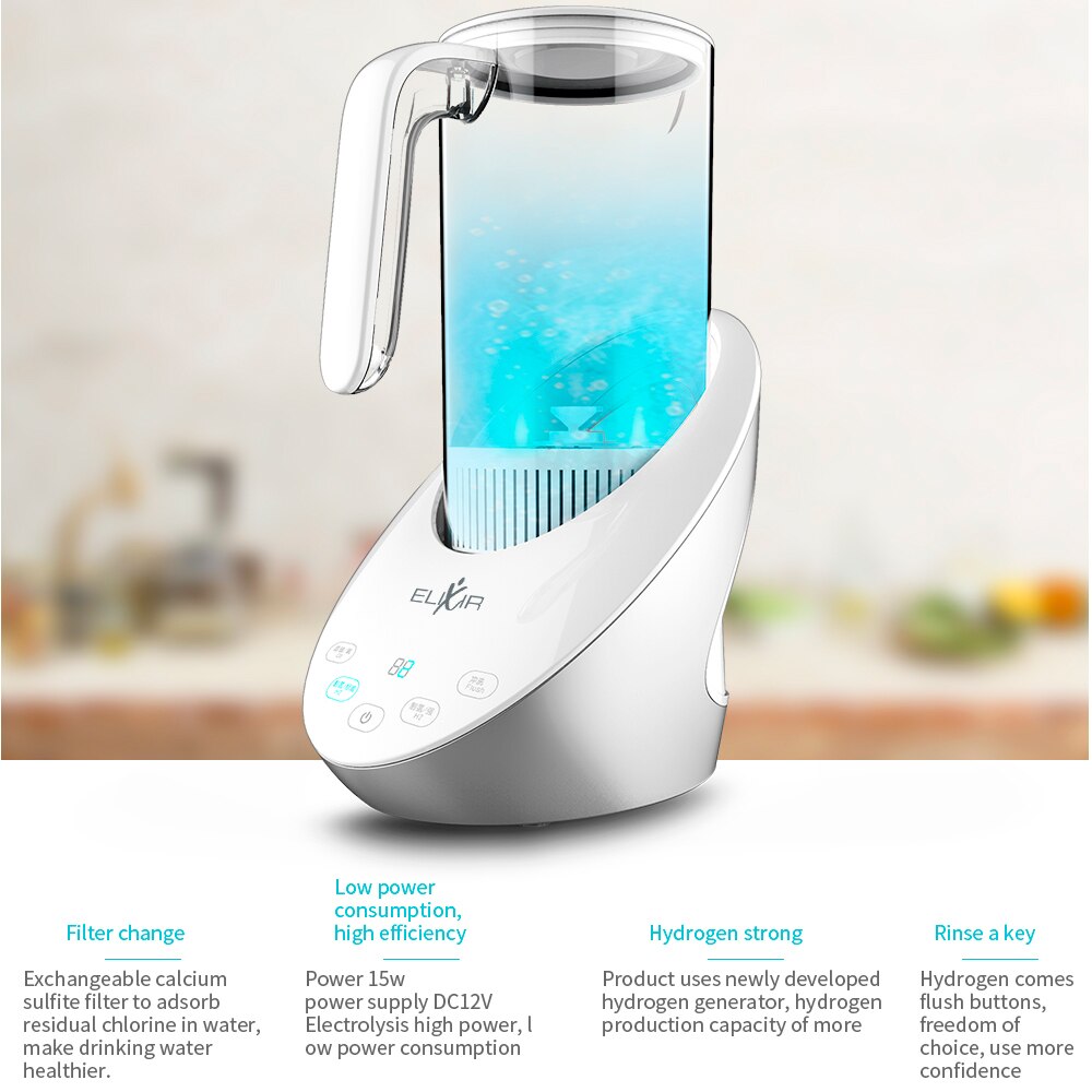 Cana filtranta pentru apa cu hidrogen Elixir, Generator de hidrogen de ...