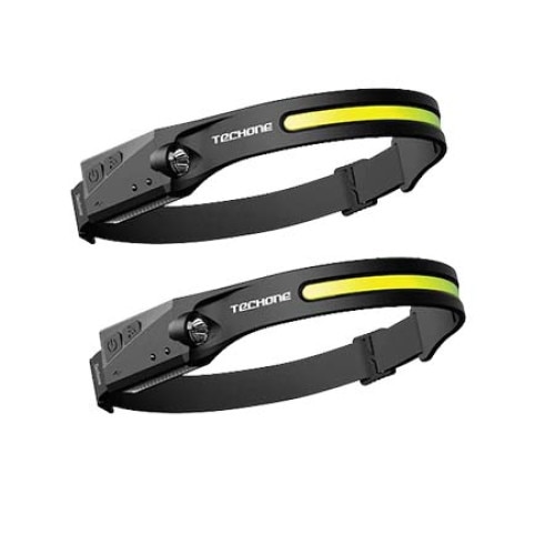 Lanterna de cap LED sursa banda 1 x XPE COB, profesionala, acumulator ...