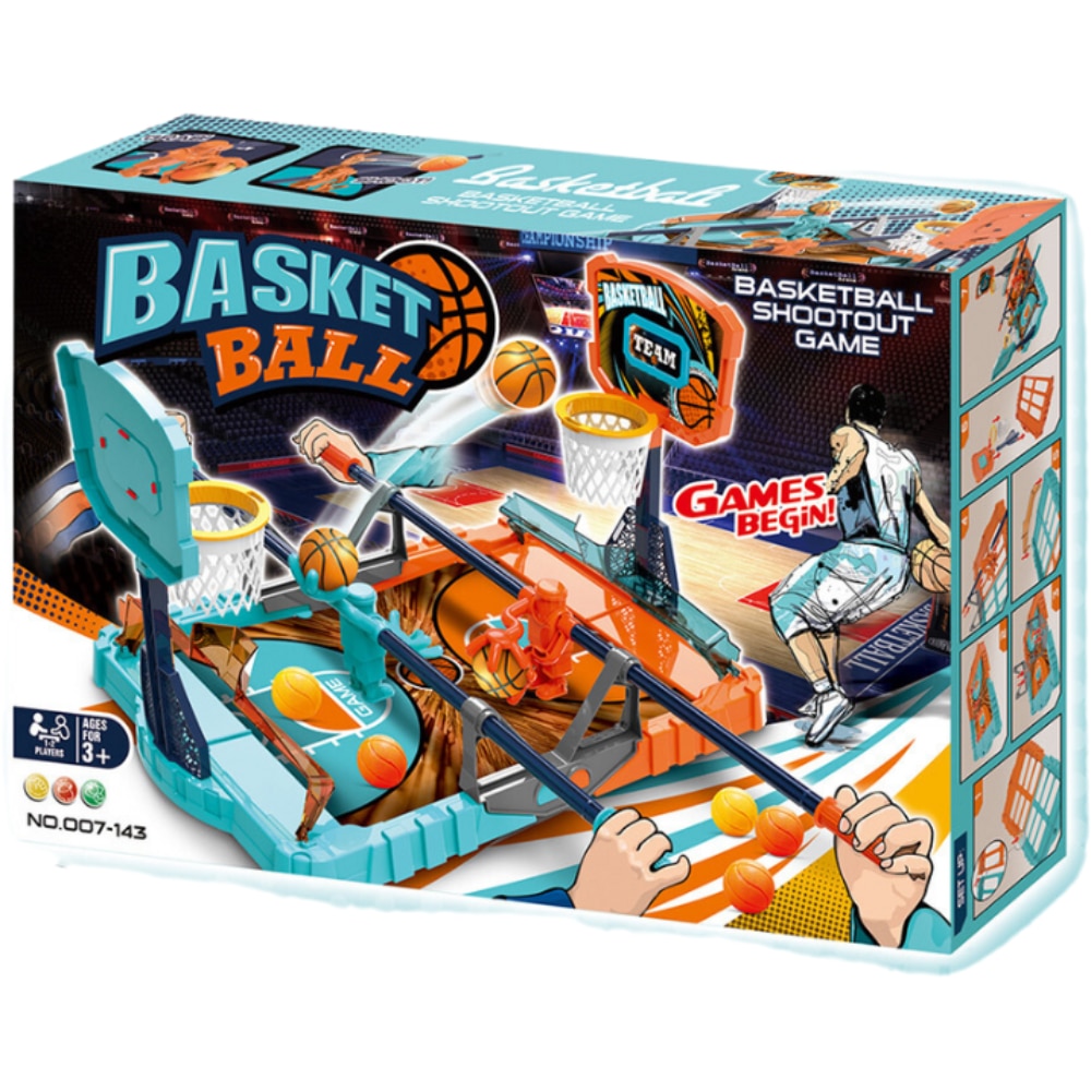 Joc educativ dublu Arunca mingea la cosul de baschet, Bufnitel - eMAG.ro