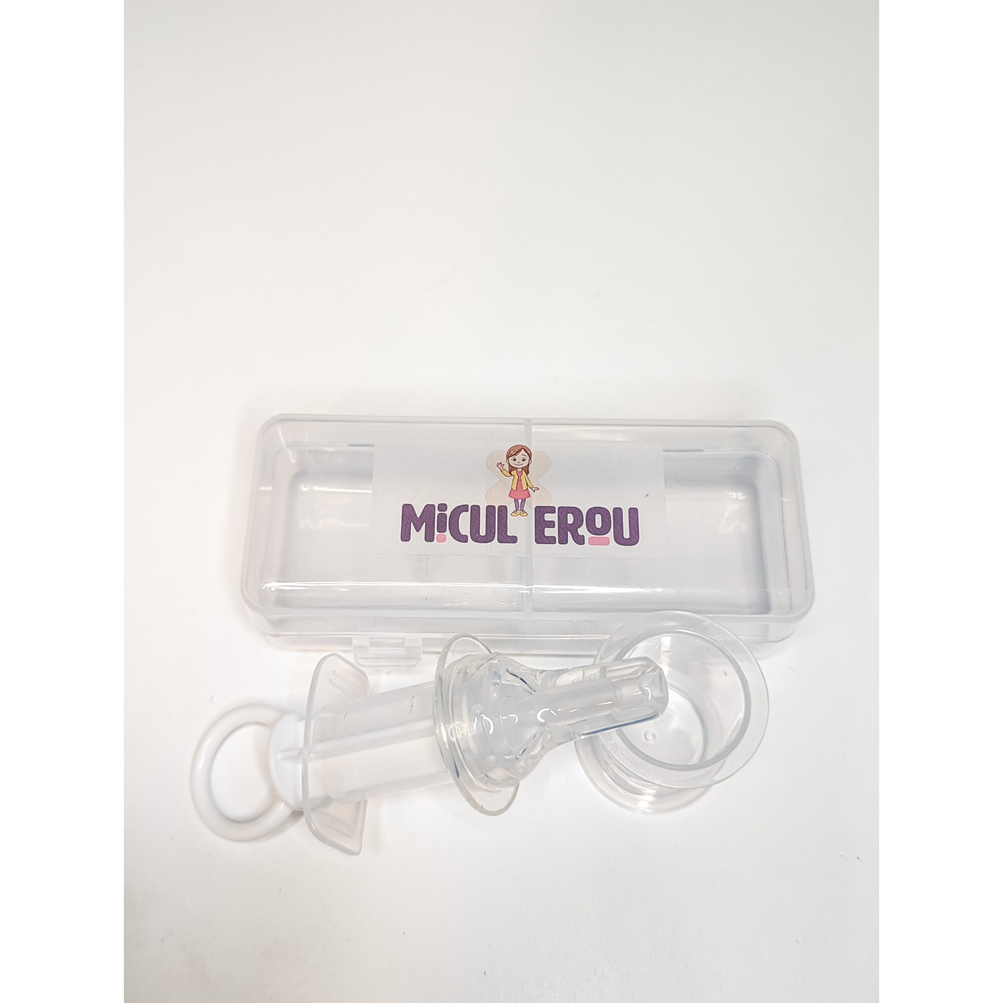 Seringa silicon pentru administrare sirop bebelusi si copii+cutie ...