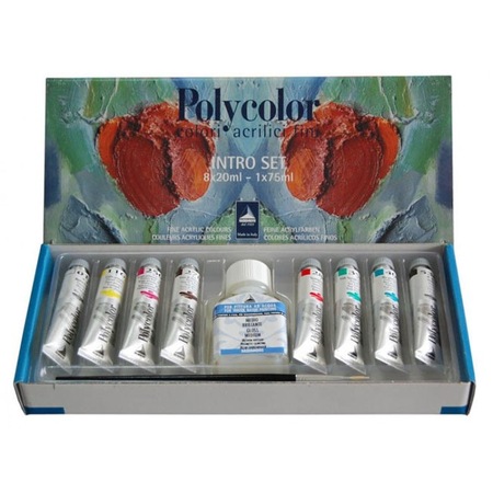 Set Culori Vinilice 8x20 ml Polycolor Maimeri - eMAG.ro