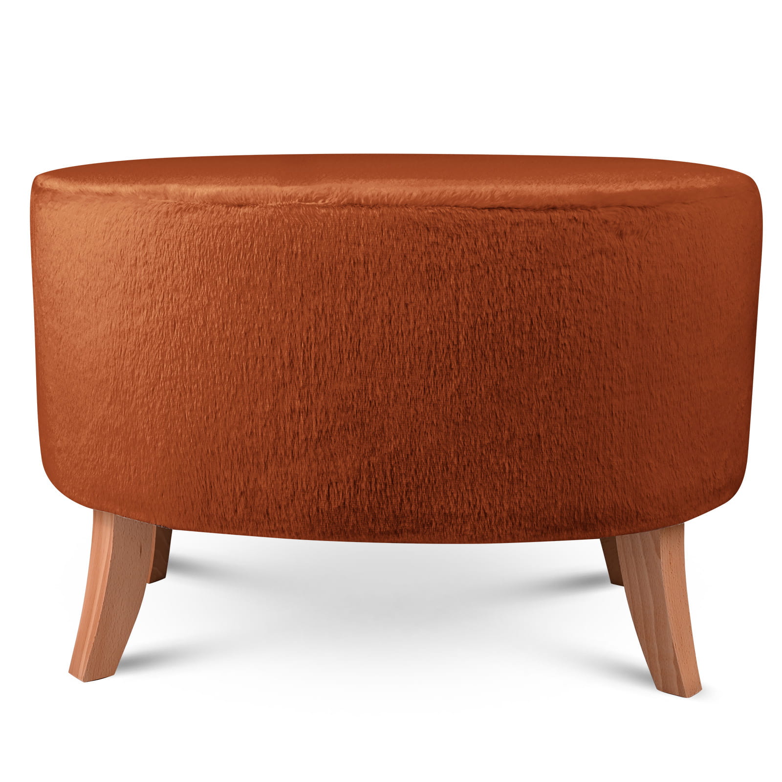 Taburet rotund cu patru picioare din lemn, Postergaleria, 62x72x46 cm ...