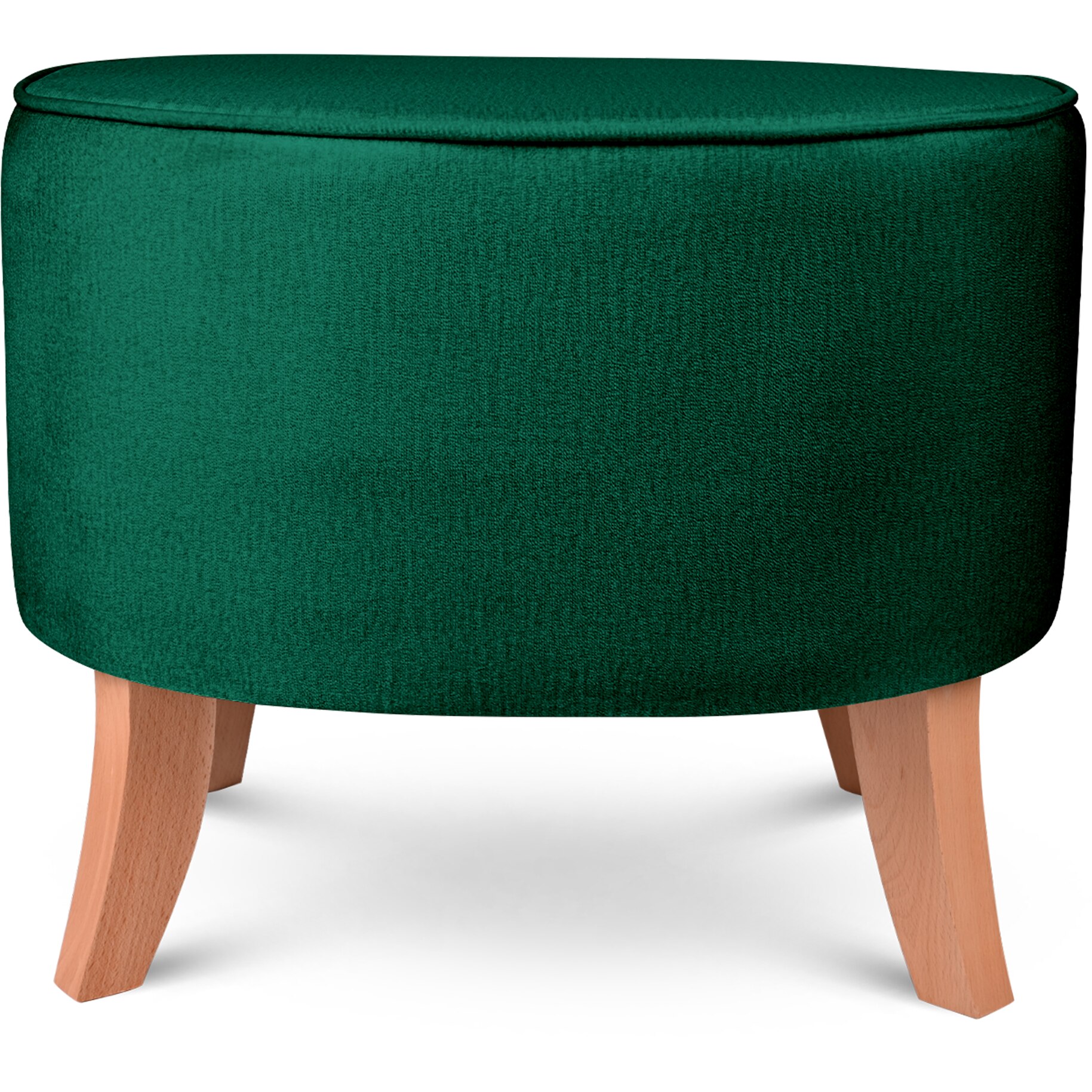 Taburet rotund cu patru picioare din lemn, Postergaleria, 52x62x46 cm ...