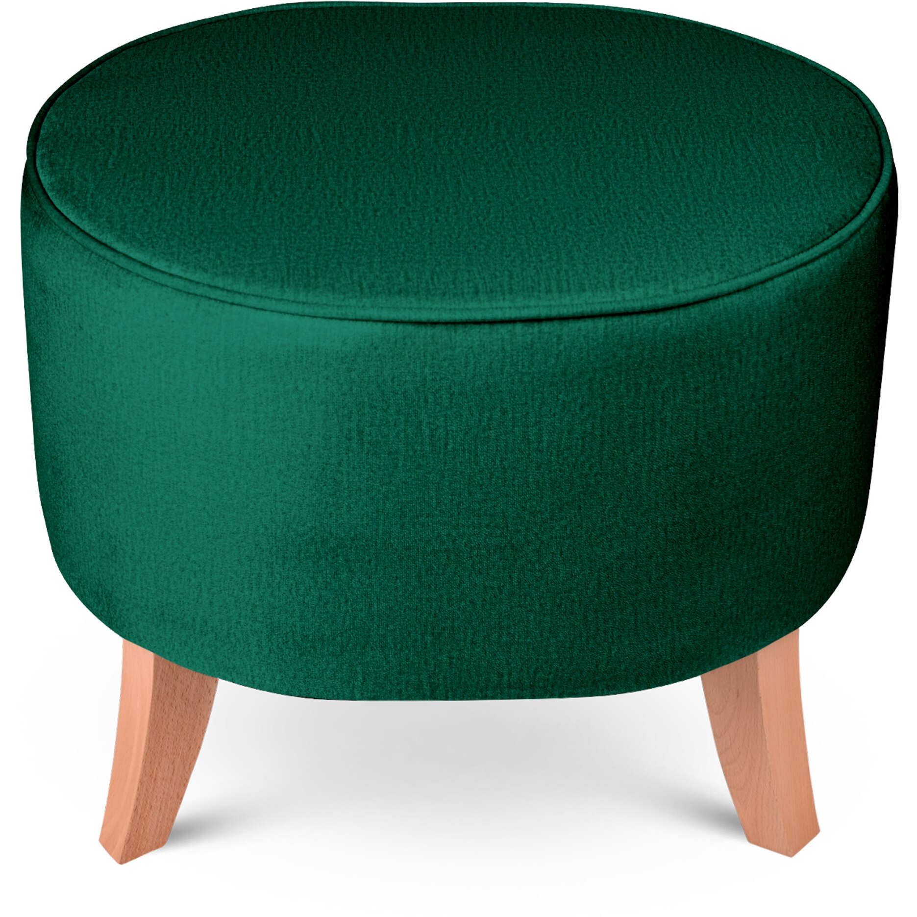 Taburet rotund cu patru picioare din lemn, Postergaleria, 52x62x46 cm ...