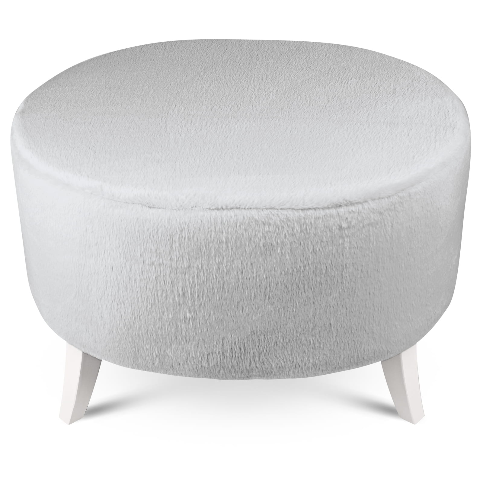 Taburet rotund cu patru picioare din lemn, Postergaleria, 62x72x46 cm ...