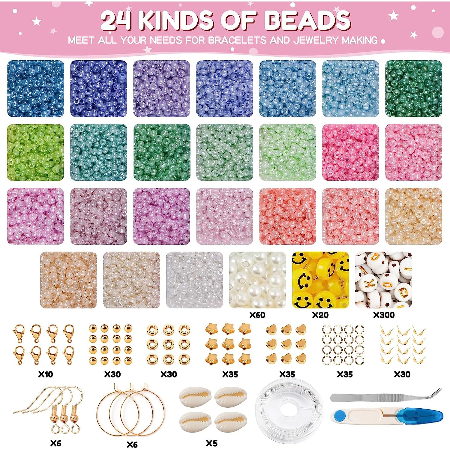 Set Creativ DIY Bratari, MunDeir®, Multicolor - eMAG.ro