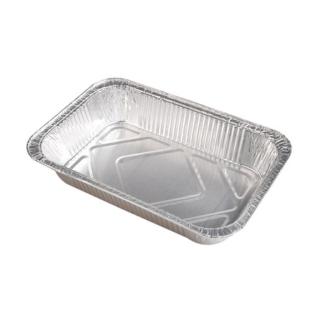Set 50 tavi servire unica folosinta, Aluminiu, 195 x 140 x 40 mm ...