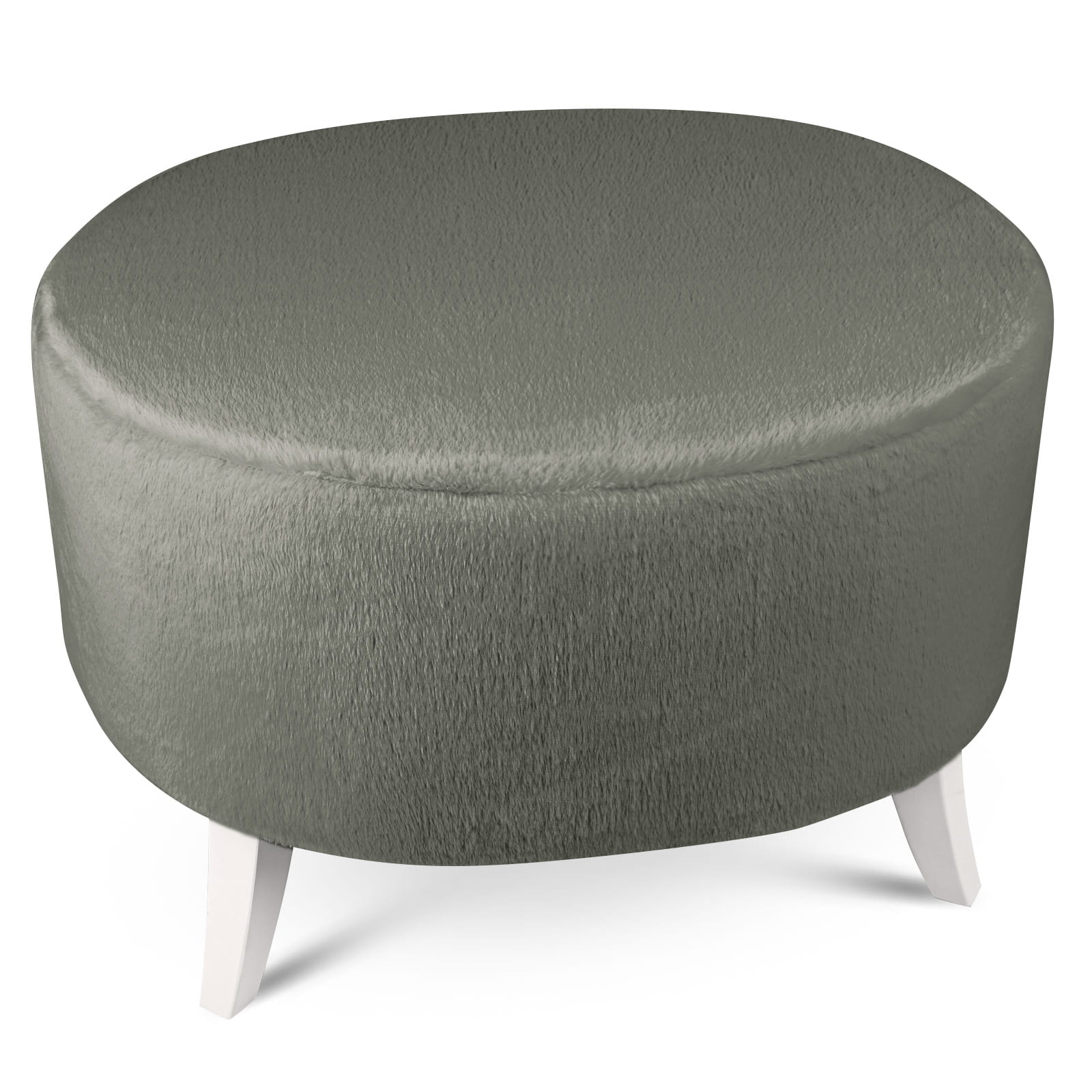 Taburet rotund cu patru picioare din lemn, Postergaleria, 62x72x46 cm ...