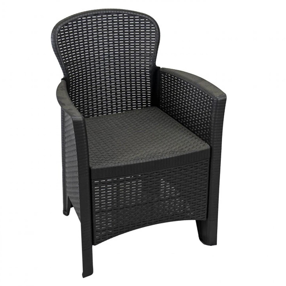 Set mobilier de gradina - terasa cu 2 fotolii si masa, ratan, Tree ...