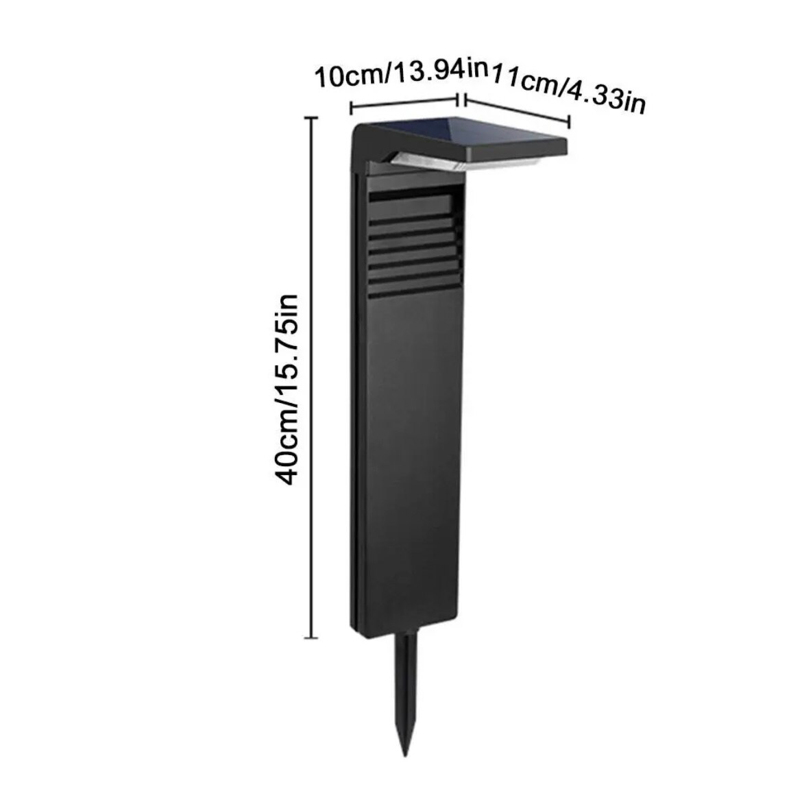 Set 2 stalpi solari de gradina Bonao, IP65, panou solar 2W, baterie 3 ...