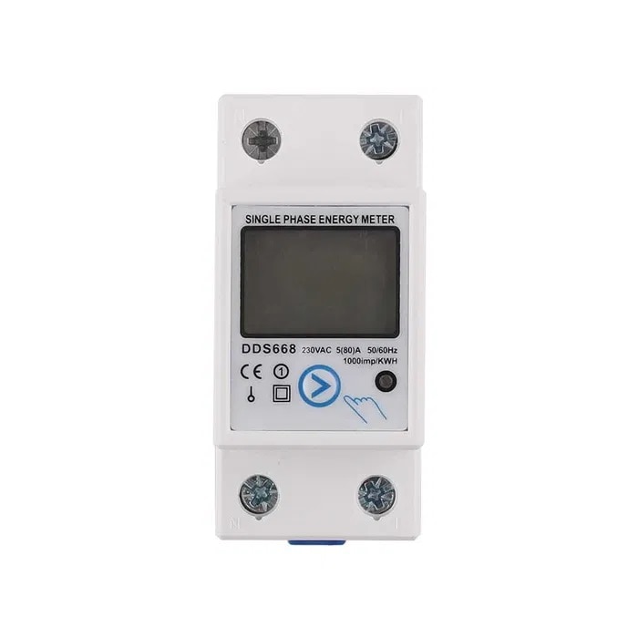 Contor monofazat de energie electrica, 230V AC 50Hz, 5(80)A, ecran ...